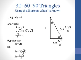 Trigonometry Triangle 30 60 90