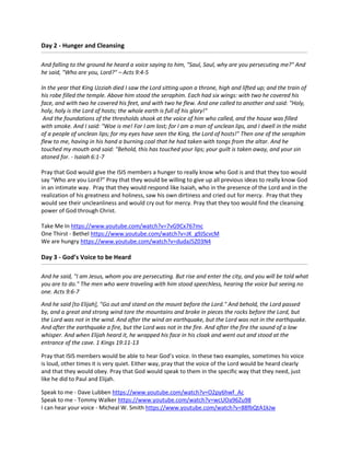 30 Day Prayer Guide For ISIS | PDF