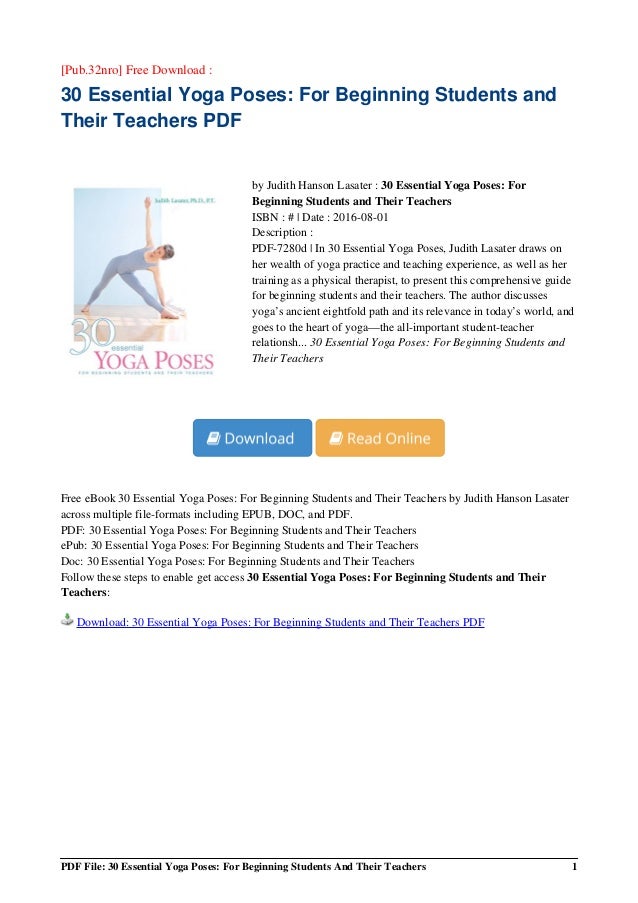 free yoga lesson plans for teachers