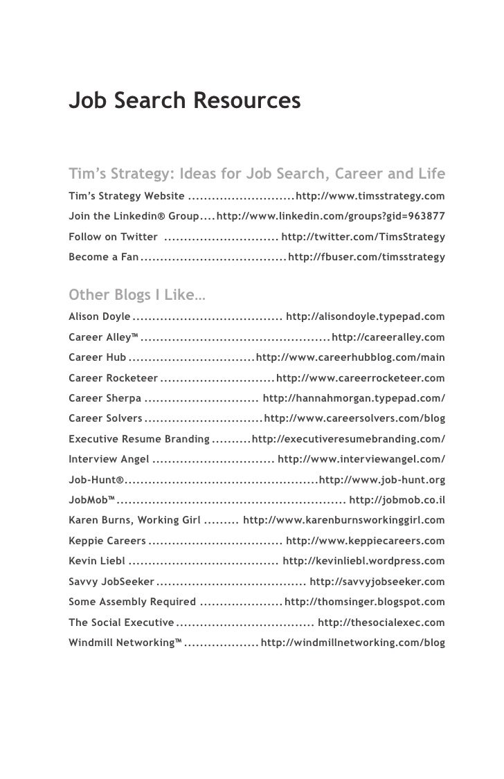 30 ideas of successful job search