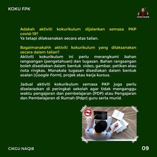 KOKURIKULUM BERLANDASKAN FPK (Falsafah Pendidikan Kebangsaan) | PDF