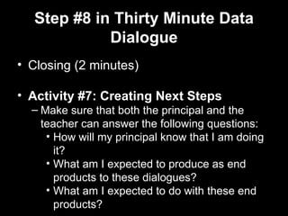 30 Minute Data Dialogue | PPT