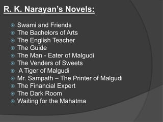 R. K. Narayan | PPTX