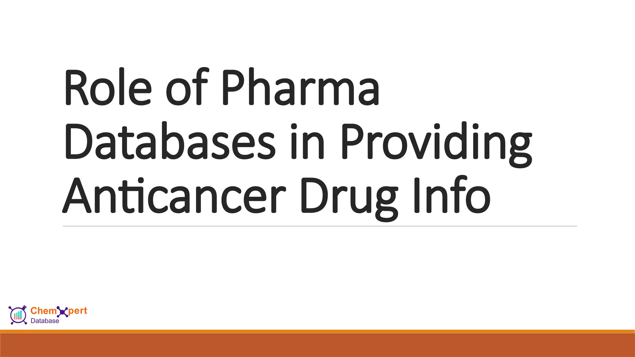 Unlocking Insights with Top Pharmaceutical Data | Chemxpert Database | PPT