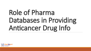 Unlocking Insights with Top Pharmaceutical Data | Chemxpert Database | PPT