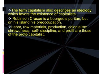 Paper 2 The Neo-Classical Literature | PPT