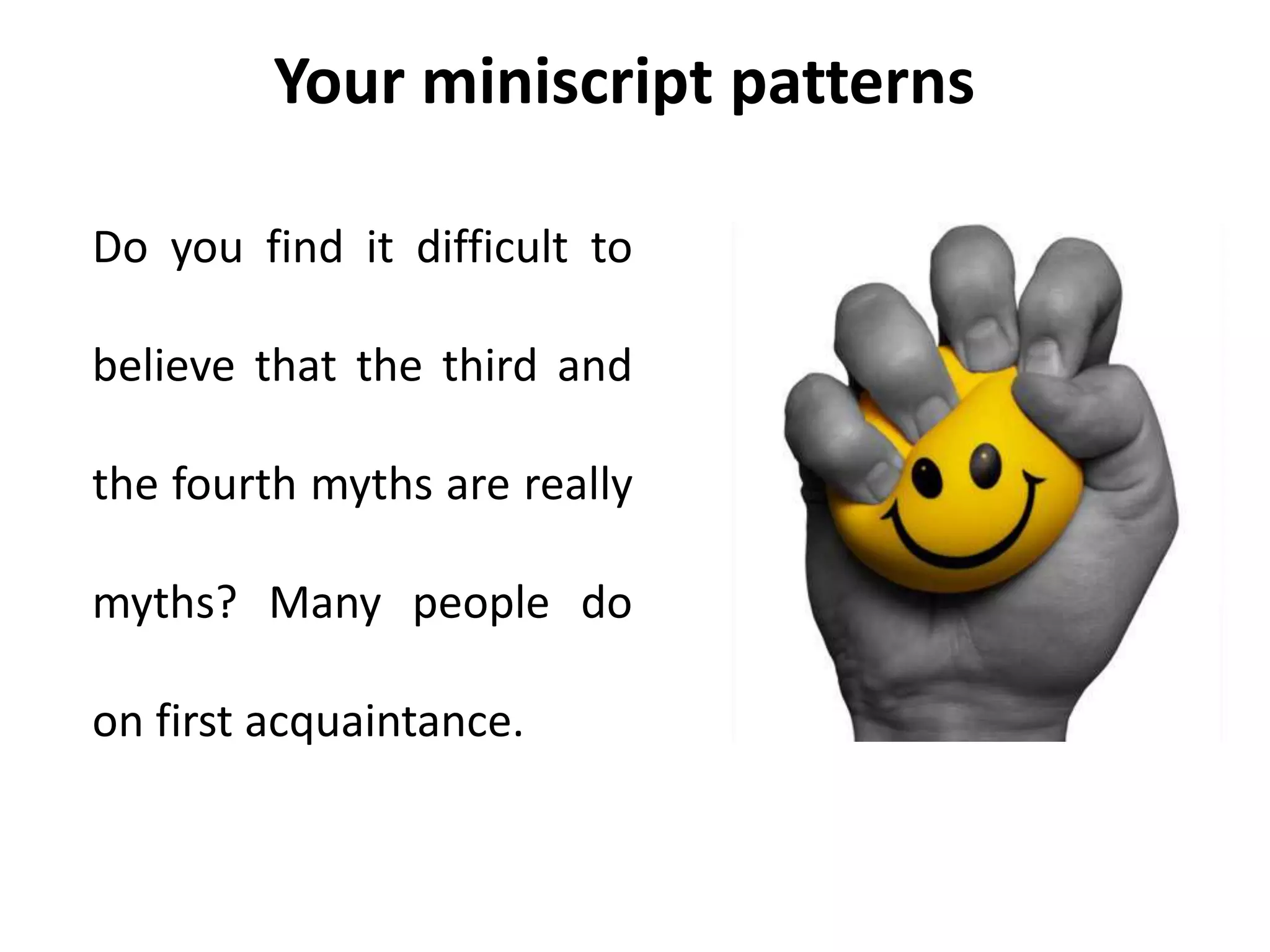 Your miniscript patterns - transactional analysis - Manu Melwin Joy | PPTX