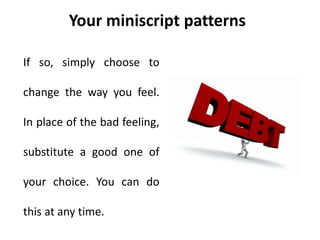 Your miniscript patterns - transactional analysis - Manu Melwin Joy | PPTX