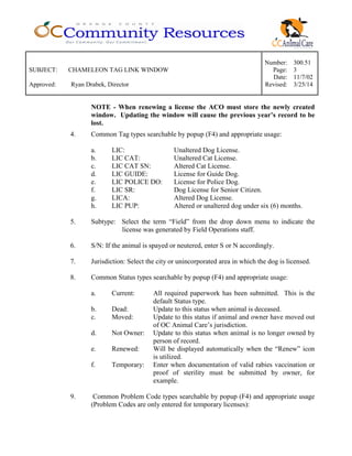 300.51 chameleon tag link window | PDF