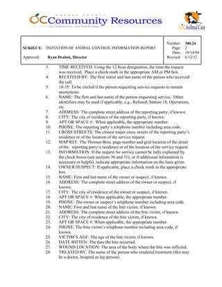 300.24 initiation of animal control information report | PDF