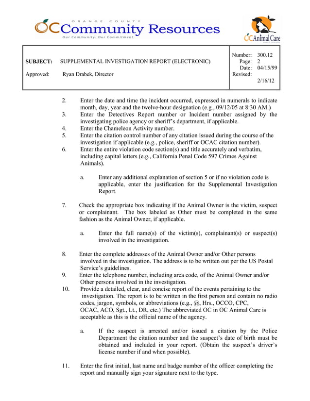 300.12 supplemental investigation report (electronic) | PDF
