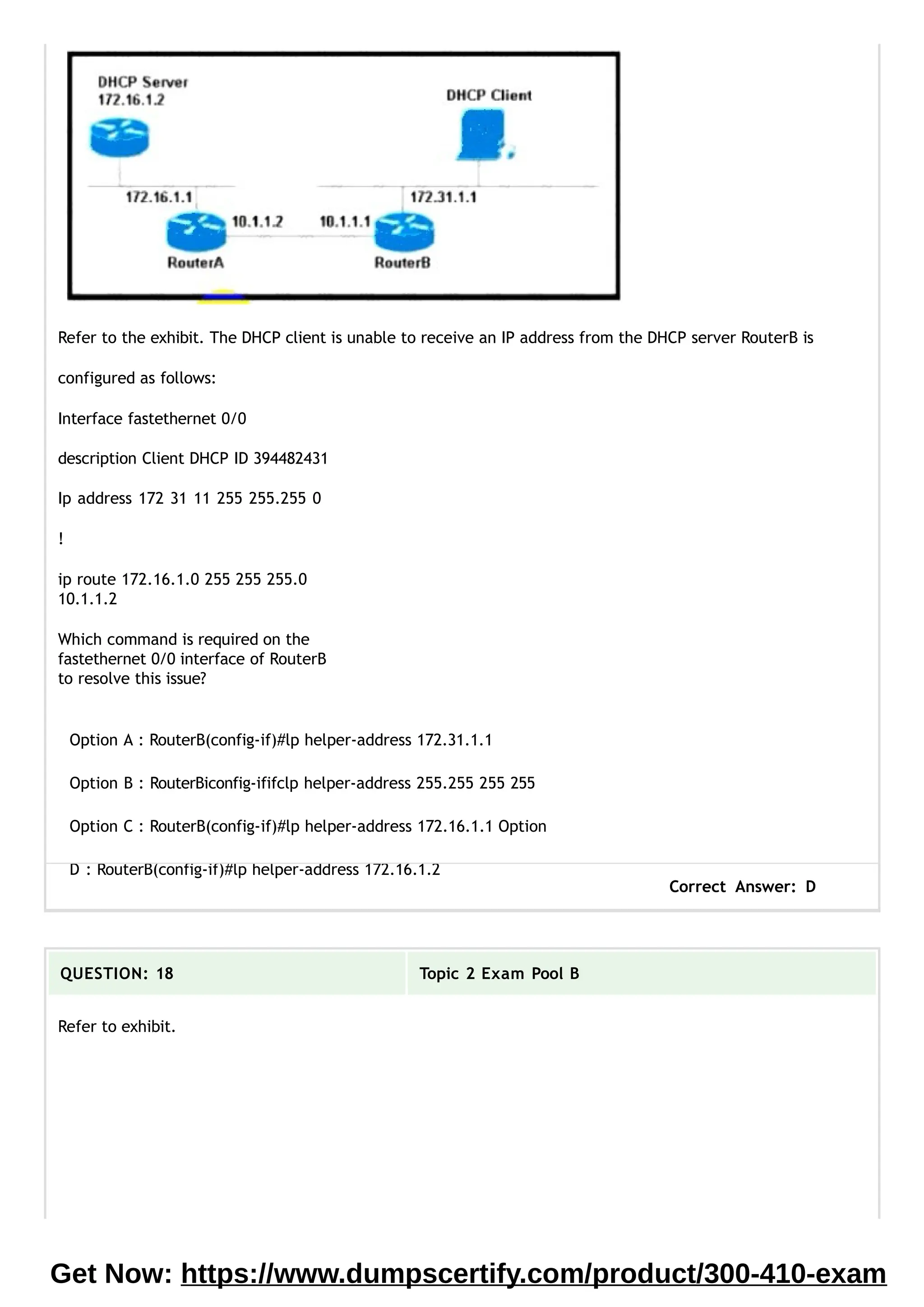 Cisco 300-410 exam questions and answers | PPTX