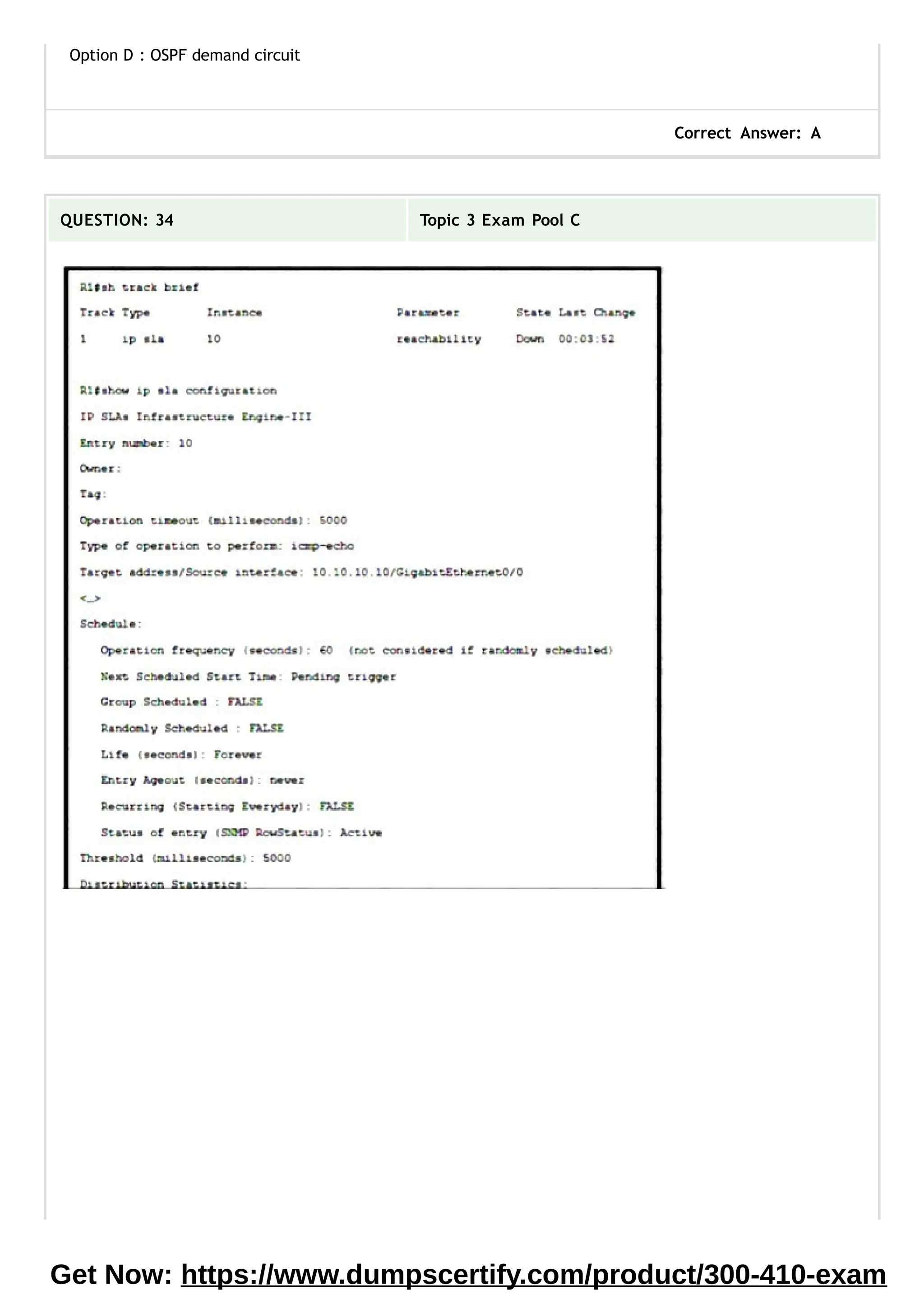 Cisco 300-410 exam questions and answers | PPTX