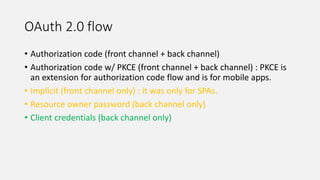 OAuth and Open-id | PPTX