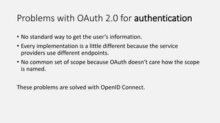 OAuth and Open-id | PPTX | Cloud Computing | Internet