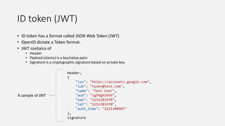 OAuth and Open-id | PPTX