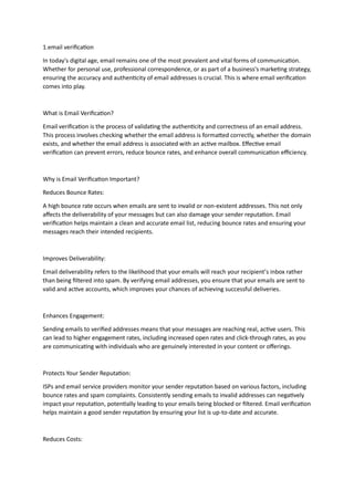 email verification, . | DOCX