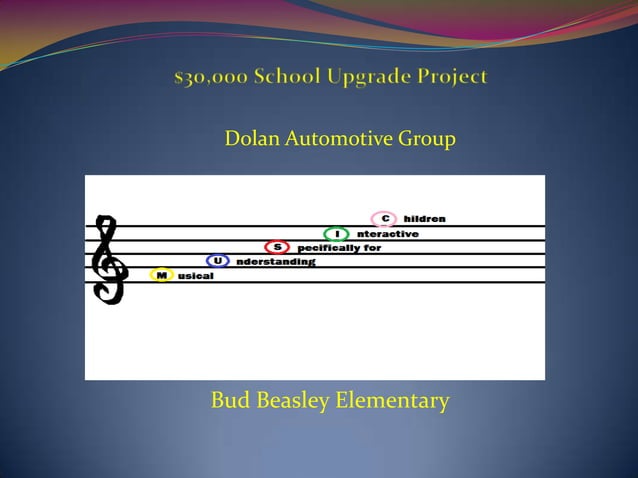 30,000 school upgrade project | PPTX | Children\'s Music | Music