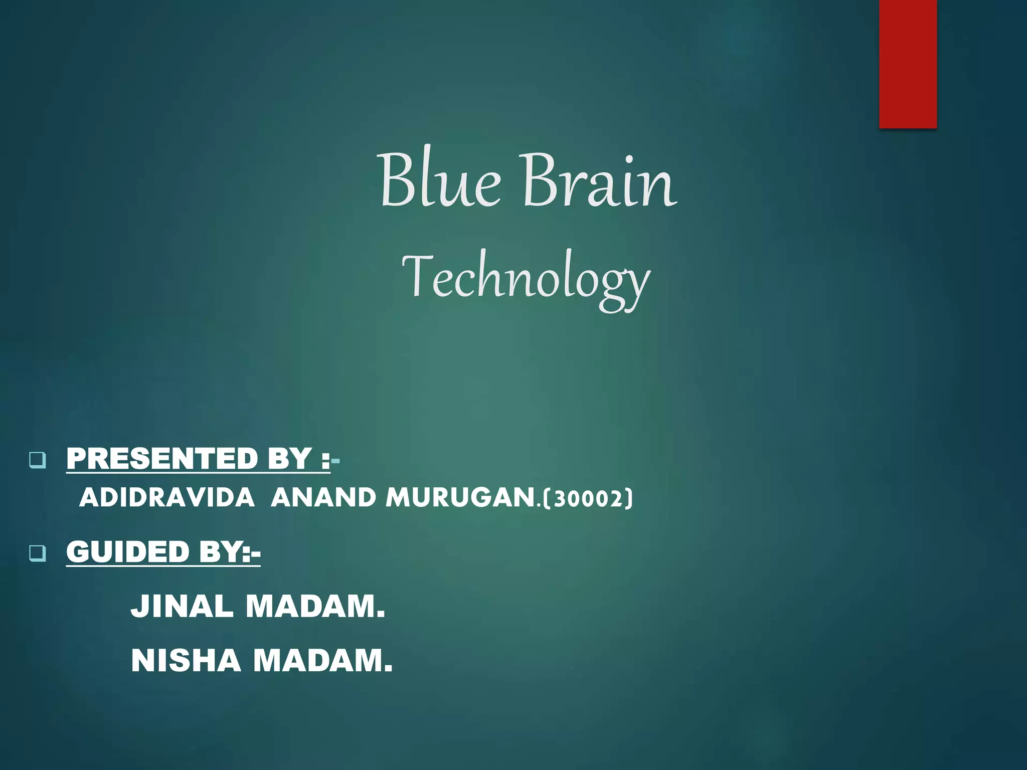 blue brain | PPT