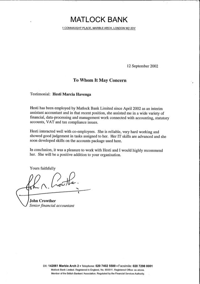 Visa Application Reference Letter Visa Reference Letter From Visa Application Reference Letter Visa Reference Letter From