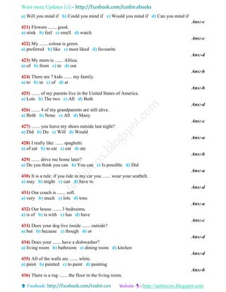 3000+ english grammar tests and exercises | PDF