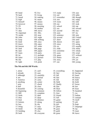 3000 most commonly used words in the english language | DOC
