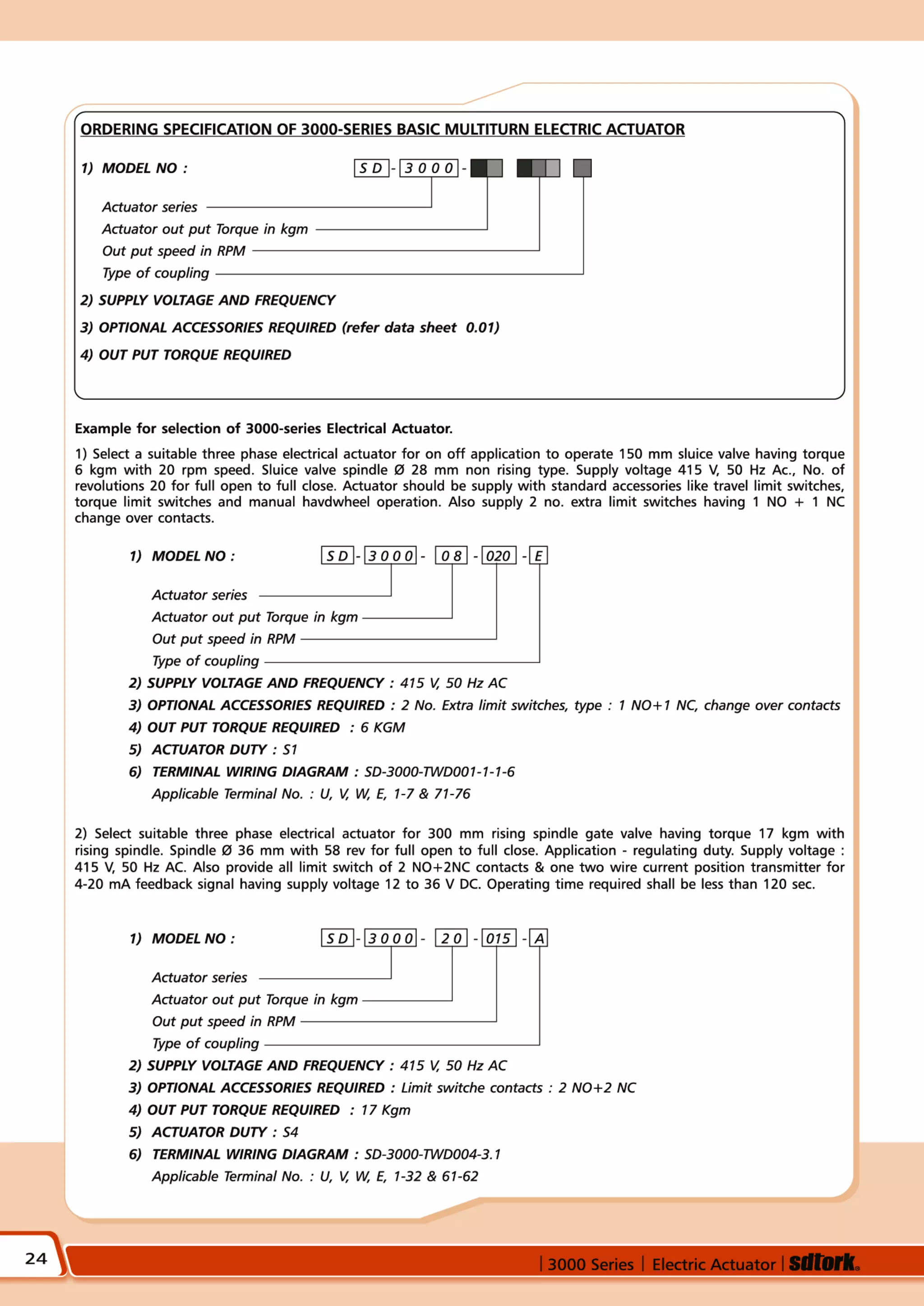 3000 multiturn electrical actuator | PDF