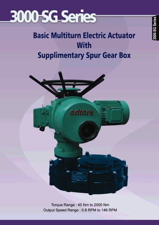 3000 multiturn electrical actuator | PDF