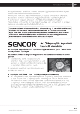 Gombos telefon Element P020 | PDF