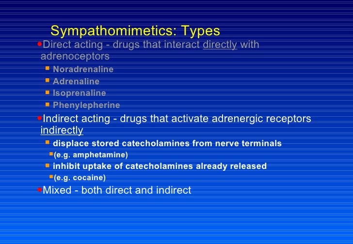 Adrenergic Drugs II