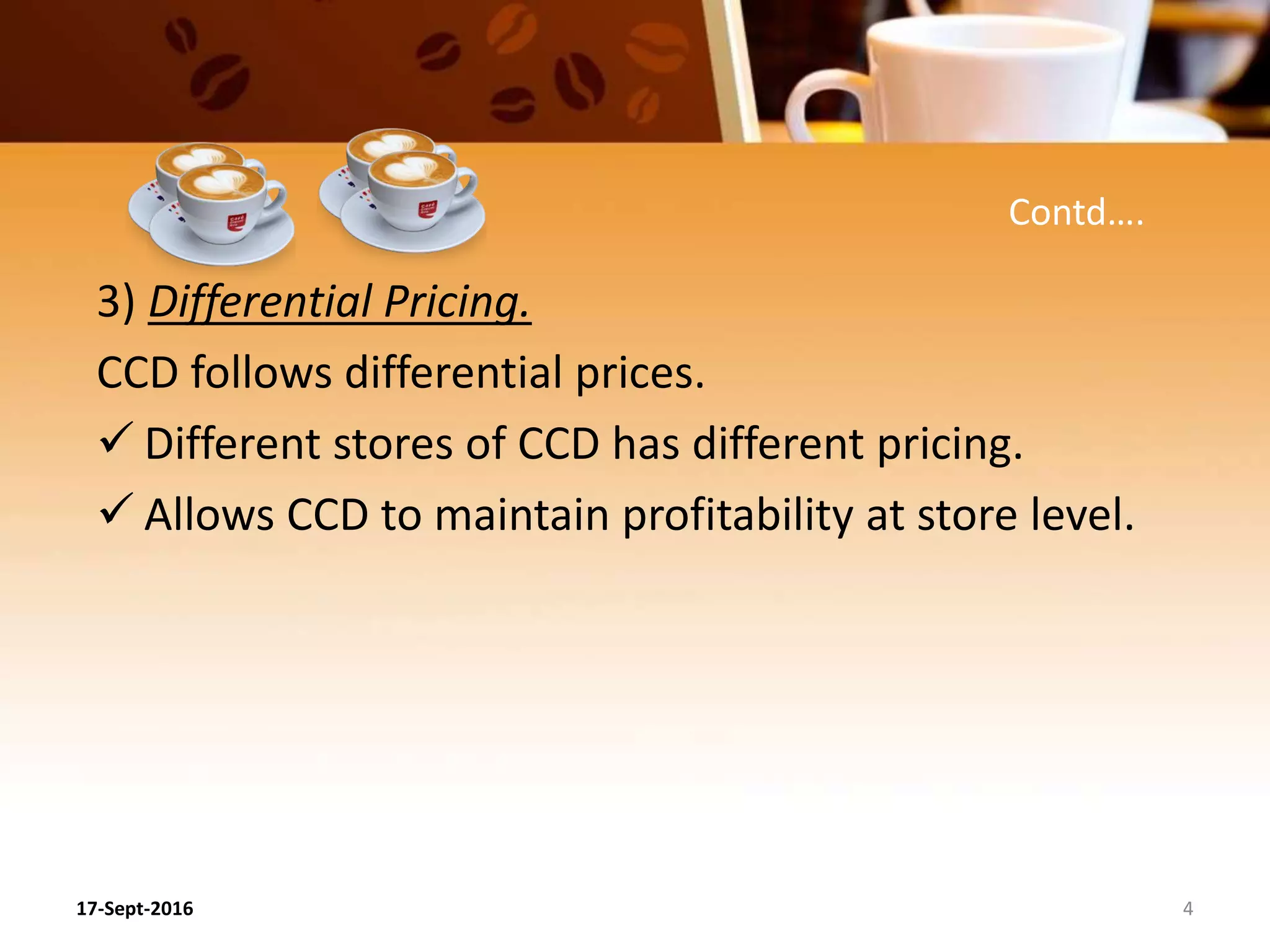 Starbucks V/s CCD on Marketing Stratgies | PPTX