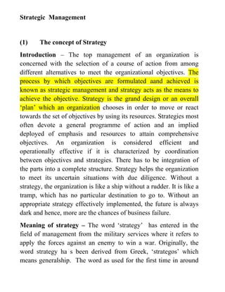 30033009 strategic-management | PDF