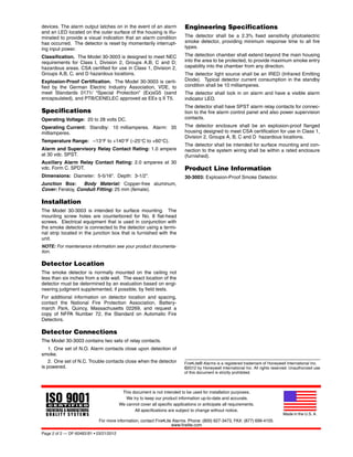 3003 explosion proof fire sensor | PDF