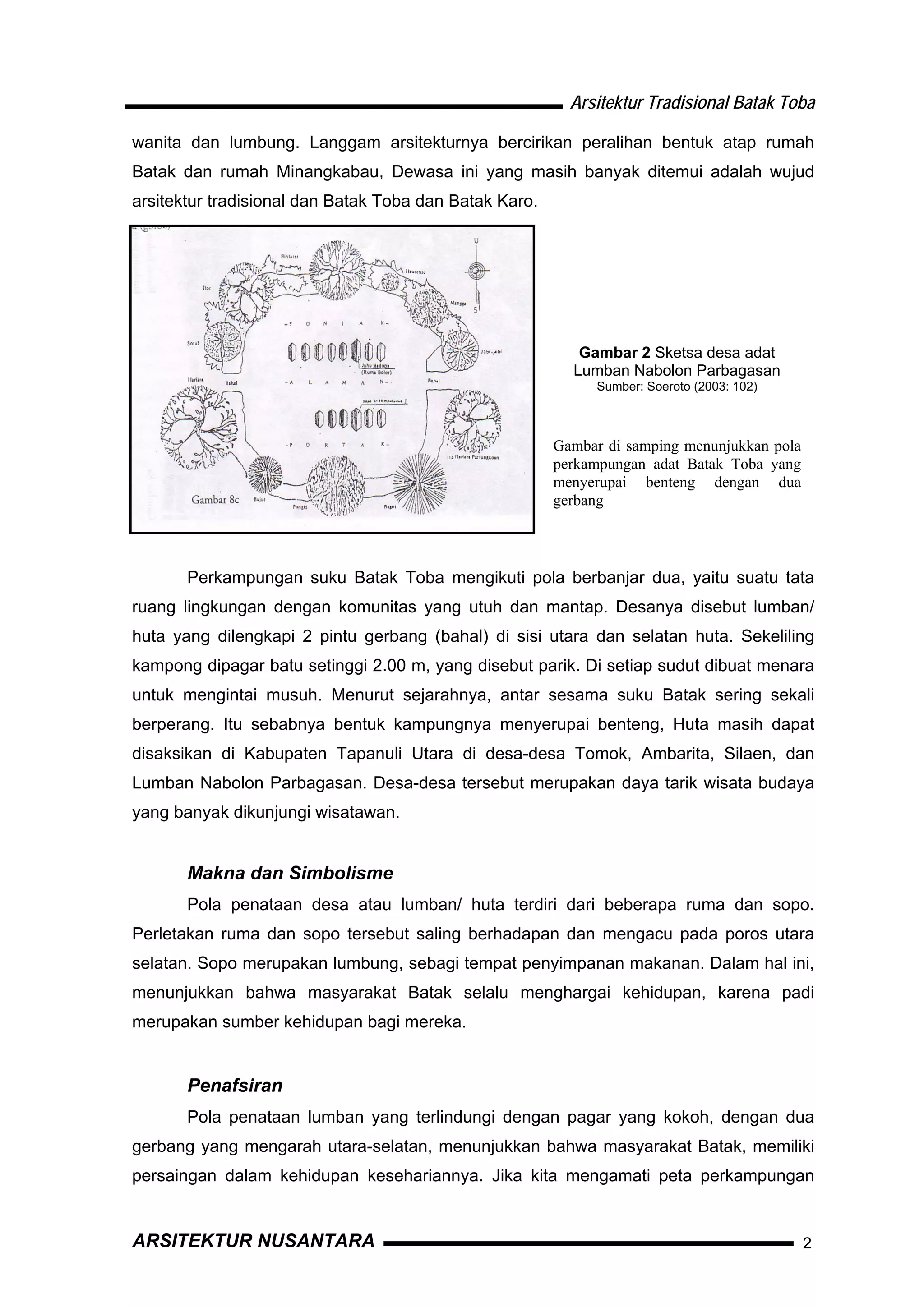 arsitektur-tradisional-batak-toba | PDF