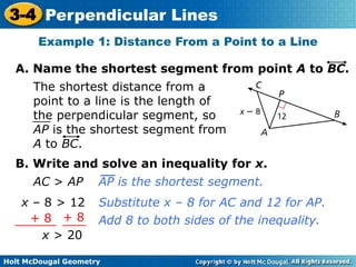 3008 perpendicular lines an theoremsno quiz | PPT