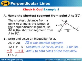 3008 perpendicular lines an theoremsno quiz | PPT