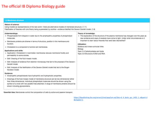 1.3 Membrane Structure | PPTX