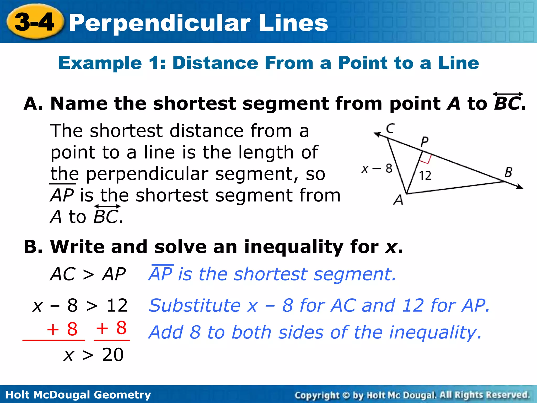 3009 perpendicular lines an theoremsno quiz | PPTX