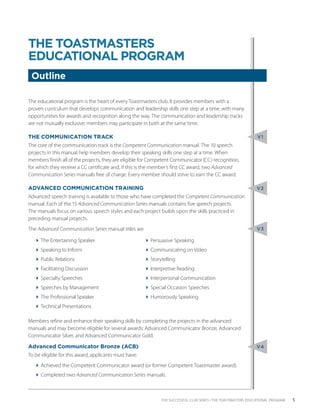 The Toastmasters Educational Program (PDF) | PDF