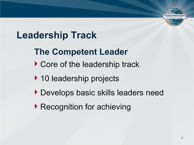 Toastmasters Educational Program (Powerpoint) | PPS