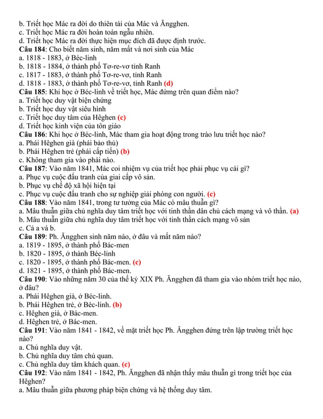 300 CÂU HỎI TRẮC NGHIỆM TRIẾT HỌC MÁC LÊ NIN.pdf