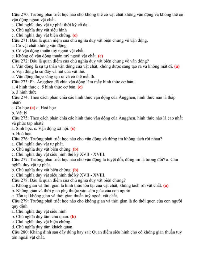 300 CÂU HỎI TRẮC NGHIỆM TRIẾT HỌC MÁC LÊ NIN.pdf