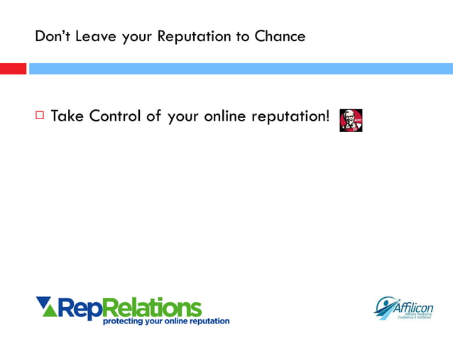 Reputation Management - KFC | PPT