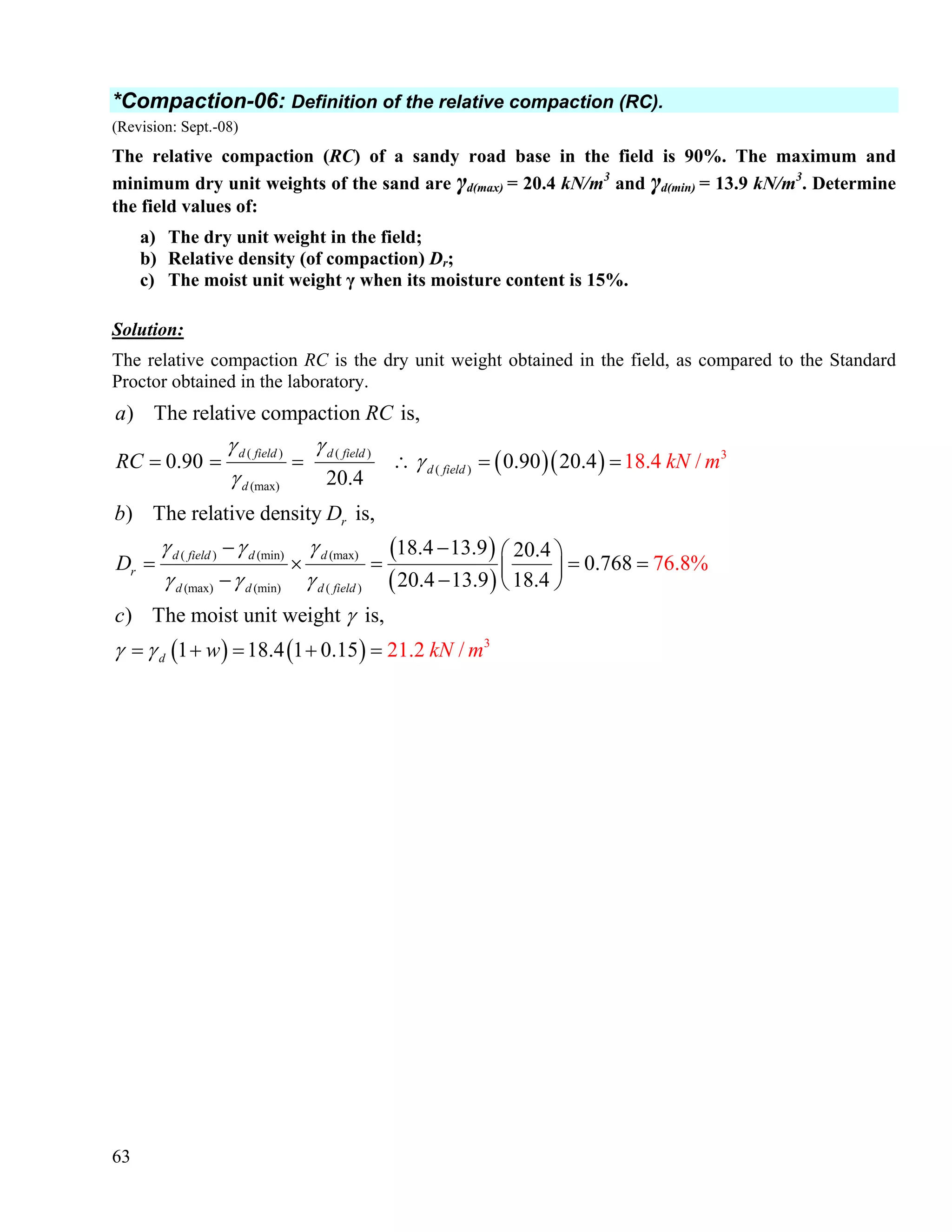 300 solved problems in geotechnical engineering | PDF
