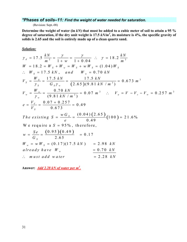 300 solved problems in geotechnical engineering | PDF