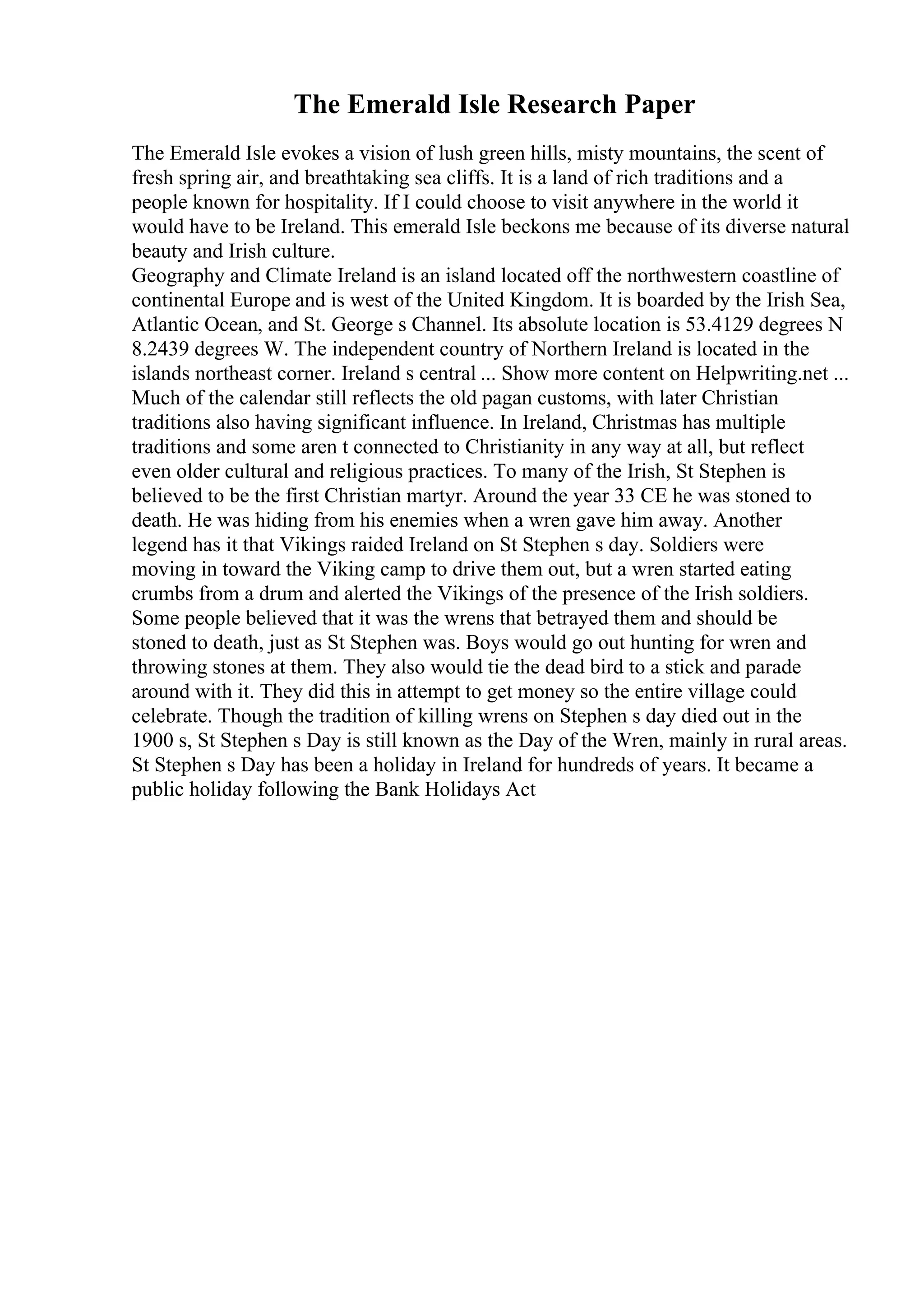 300 Word Essay Example | PDF