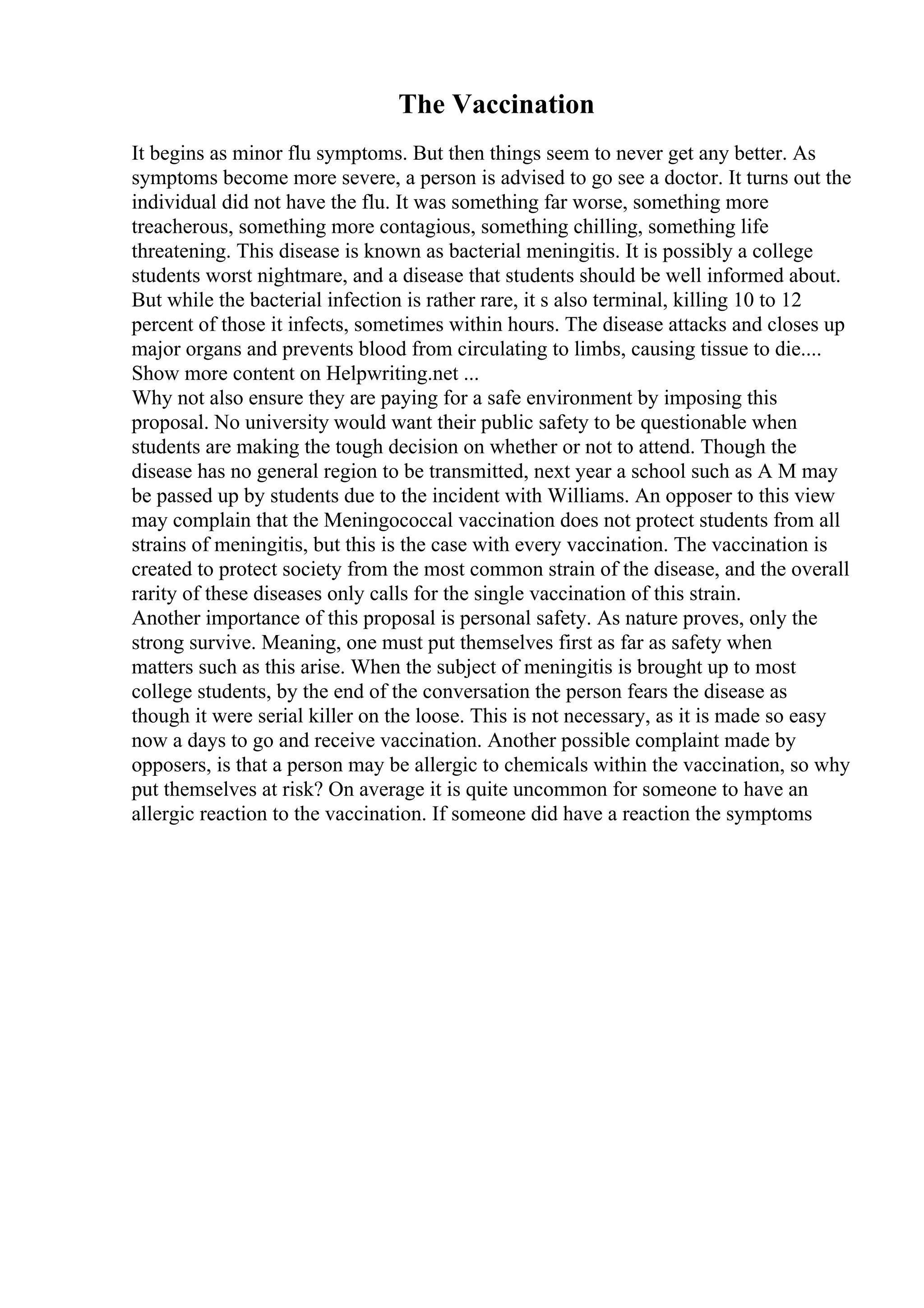 300 Word Essay Example | PDF