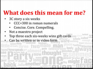 300 word stories | PPTX