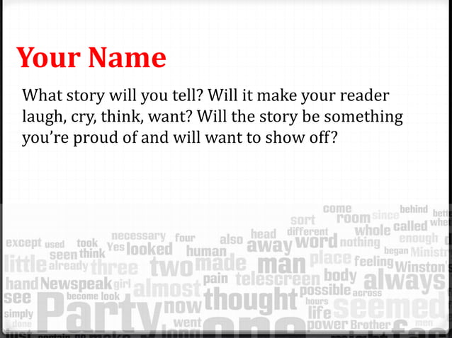 300 word stories | PPTX | Screenwriting | Content Production