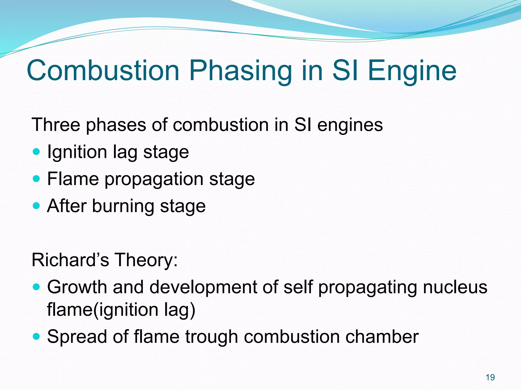 Valve Timing & Combustion Phases in Internal Combustion Engines | PPT
